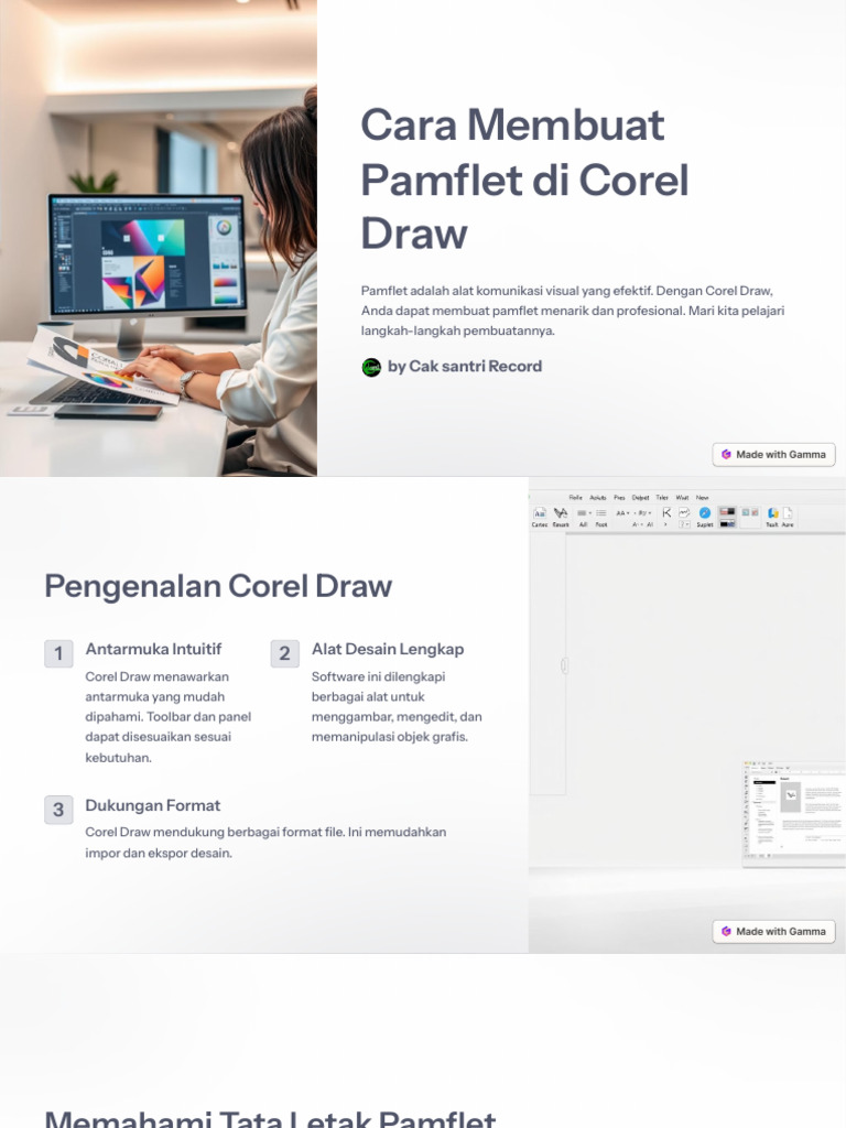 Panduan Membuat Pamflet di Corel Draw | PDF