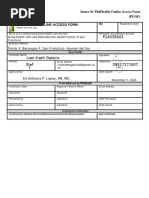 philhealth online access form | PDF