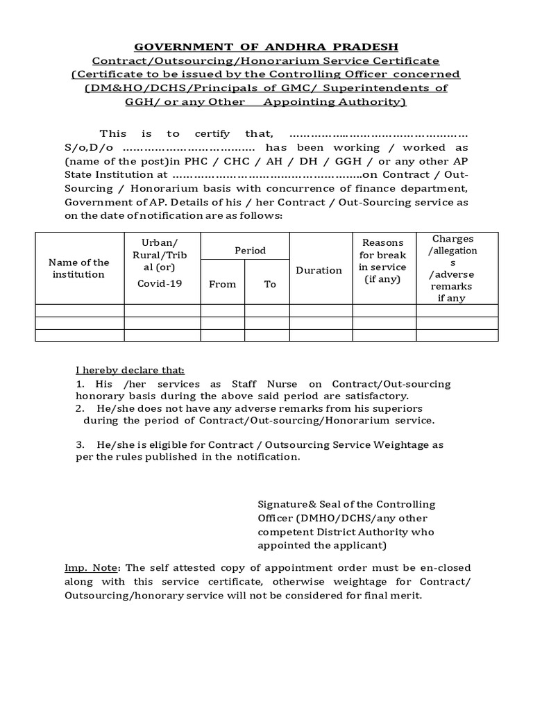 service-certificate-proforma | PDF