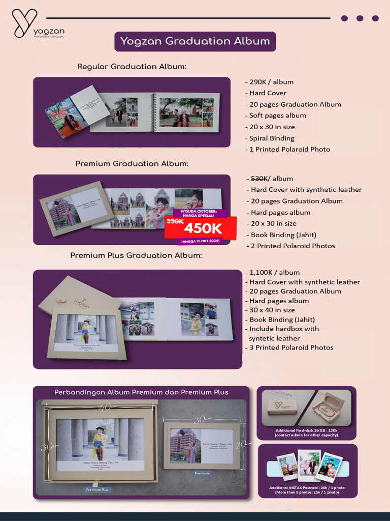 Graduation Album Packages & Pricing | PDF