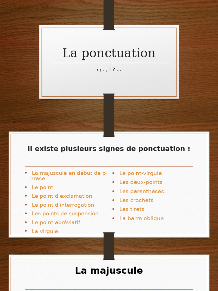 La Ponctuation | PDF | Phrase | Ellipse