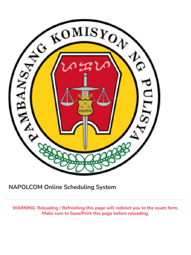 Pnp Napolcom Exam App | PDF