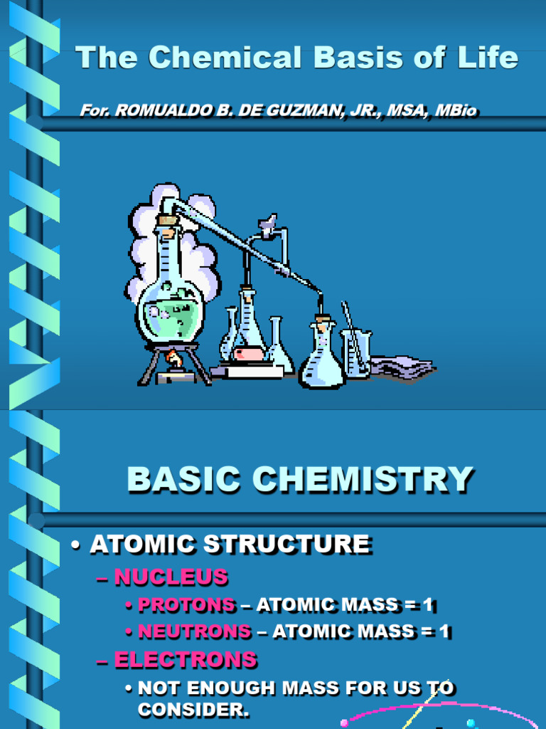Chemical Foundations of Life Explained | PDF | Carbohydrates | Glucose