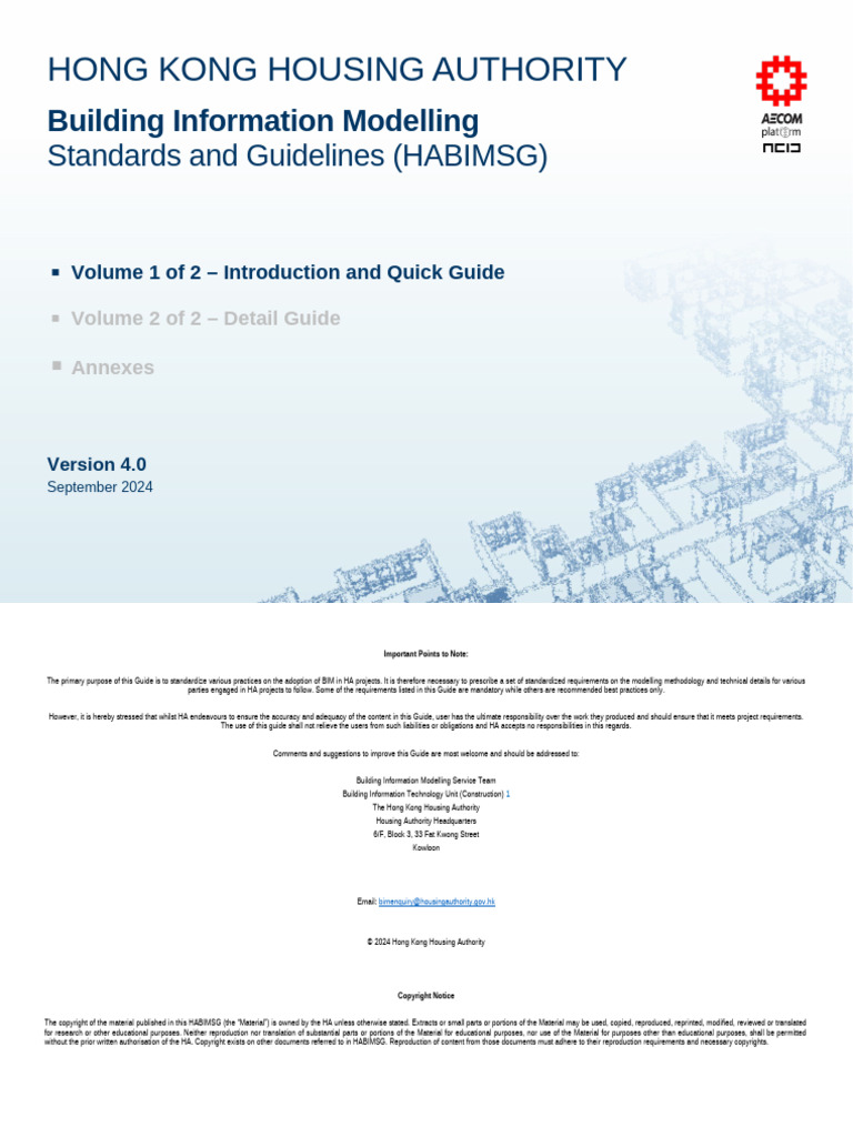 HABIMSG v4-Vol.1-Quick Guide | PDF | Building Information Modeling | Engineering