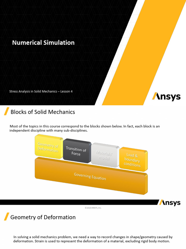 Lesson 4 Numerical Simulation | PDF