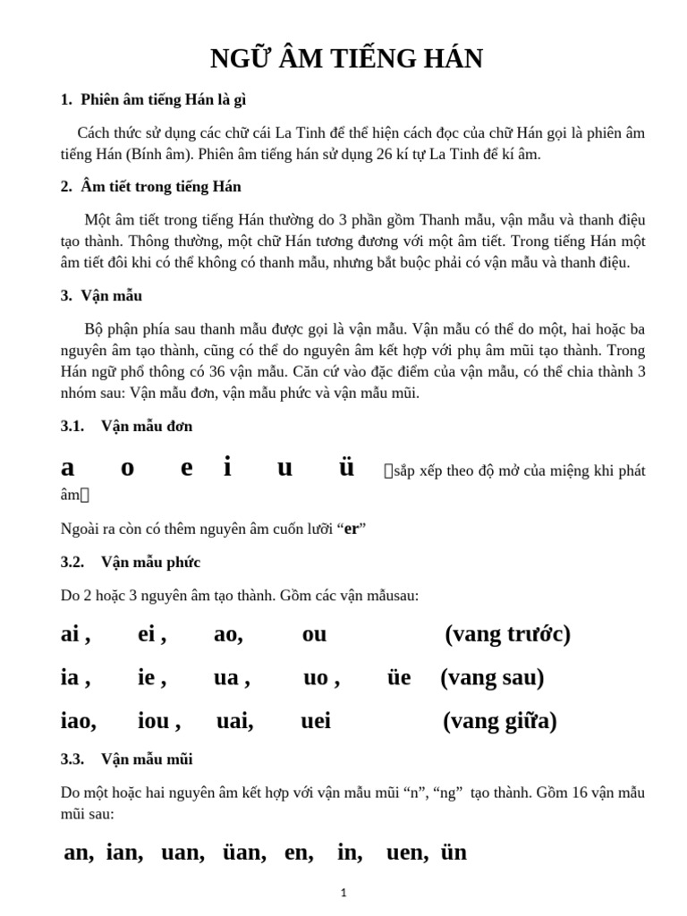 LY THUYET NGU AM | PDF