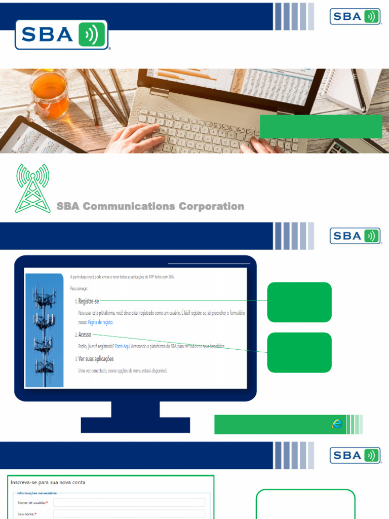 Guia de Acesso NTP da SBA Communications | PDF | Informática