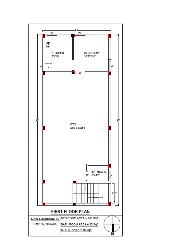 Mis.kavitha First Floor Plan | PDF