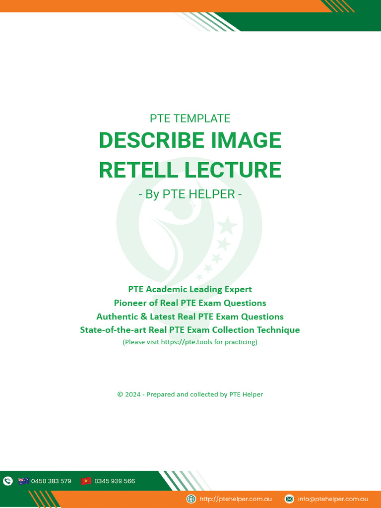Describe Image & Retell Lecture (Updated Nov 2024) | PDF
