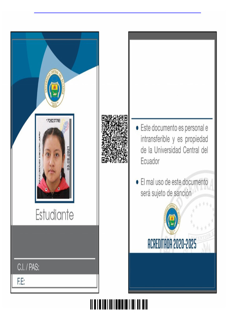 Nivelacion Area 8B Turismo 2024-2025 Turismo (R) : Carnet Estudiantil ...