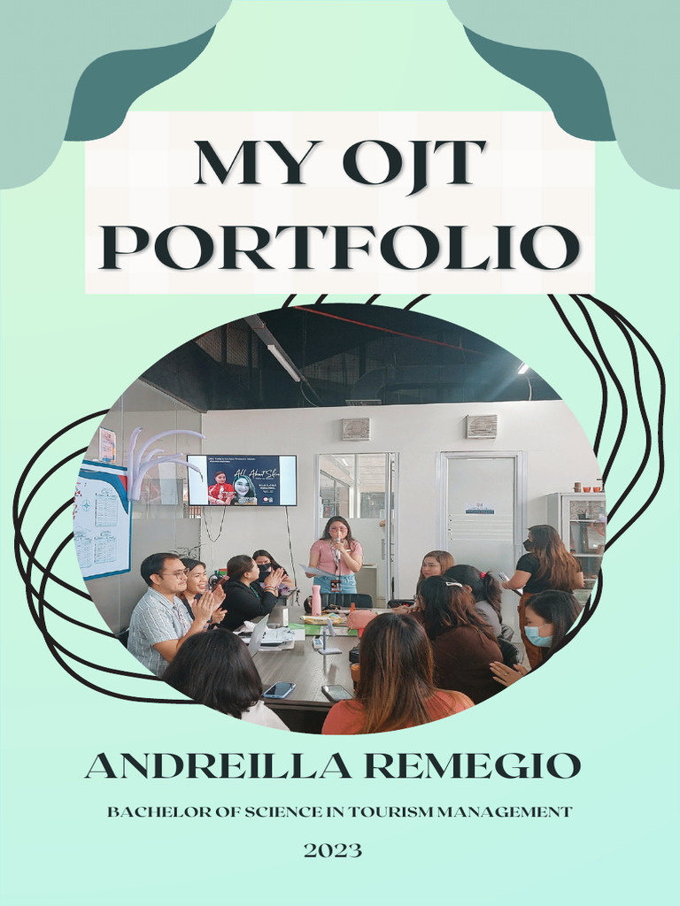 White Blue Minimalist Portfolio Cover Page | PDF