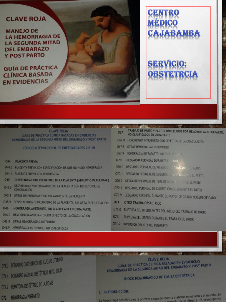 Activación de Clave Roja en Obstetricia | PDF | Enfermedades y ...