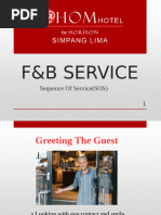 A La Carte Service Standard Procedures | PDF