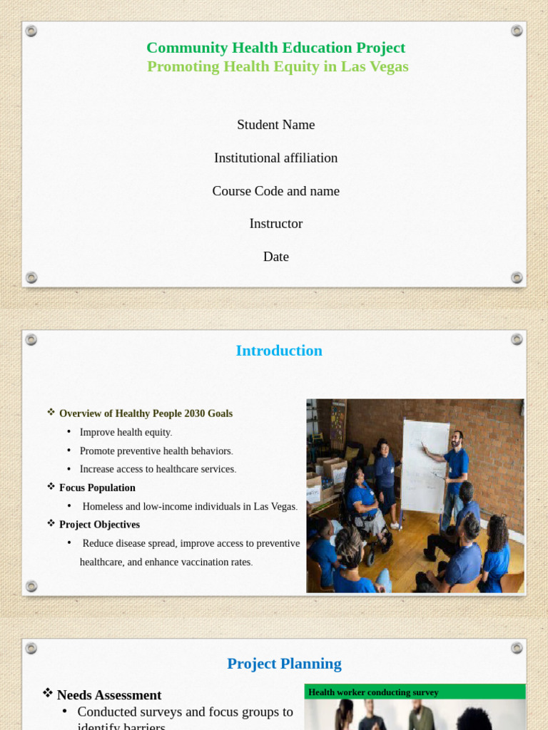 Health Equity Education in Las Vegas | PDF | Health Equity | Health Care