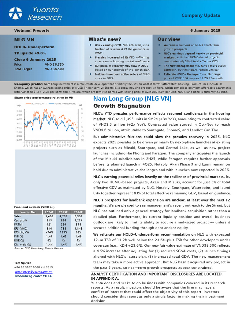 NLG Update 2024 Growth Stagnation | PDF | Equity (Finance) | Valuation ...