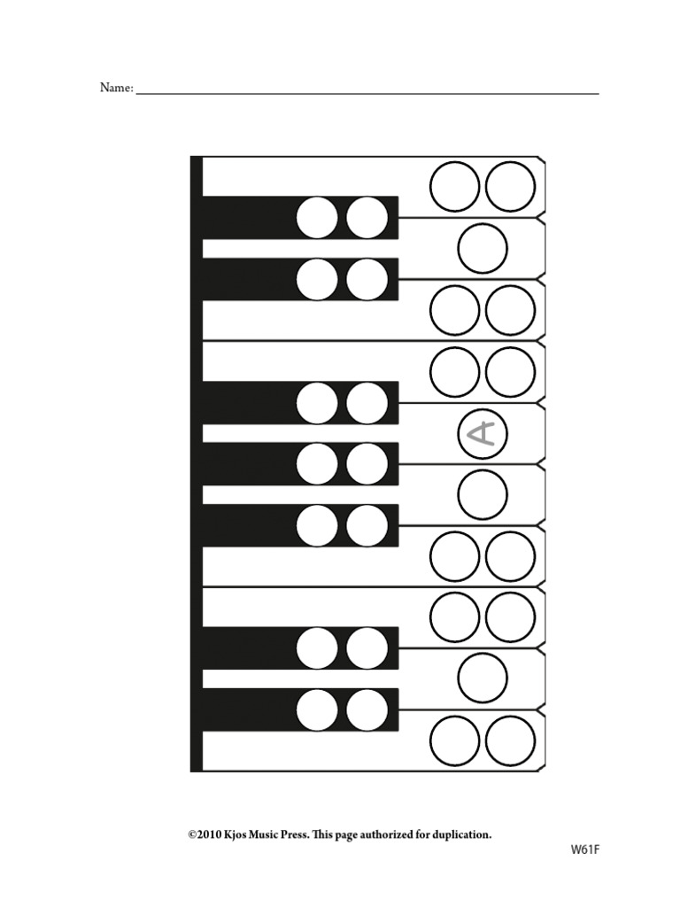 Keyboard Worksheet | PDF