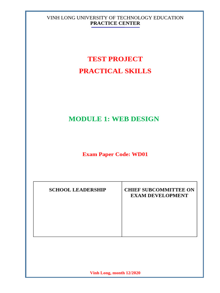 Module 1 - Web Design - WD03 | PDF | Web Design | World Wide Web