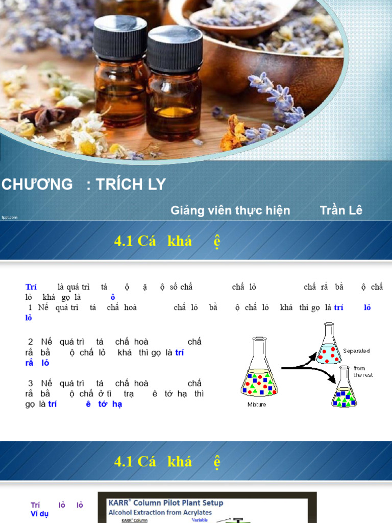 Chương 4. Trích Ly | PDF