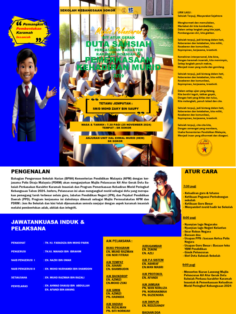 BP Duta Sahsiah 2024 SK Sokor | PDF