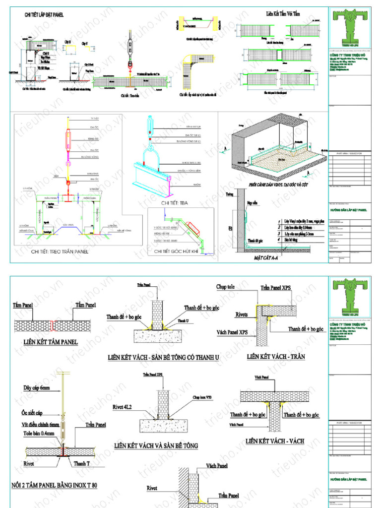 Huong Dan Lap Dat Panel Phong Sach Chi Tiet Bang Phu Kien Nhom Panel ...