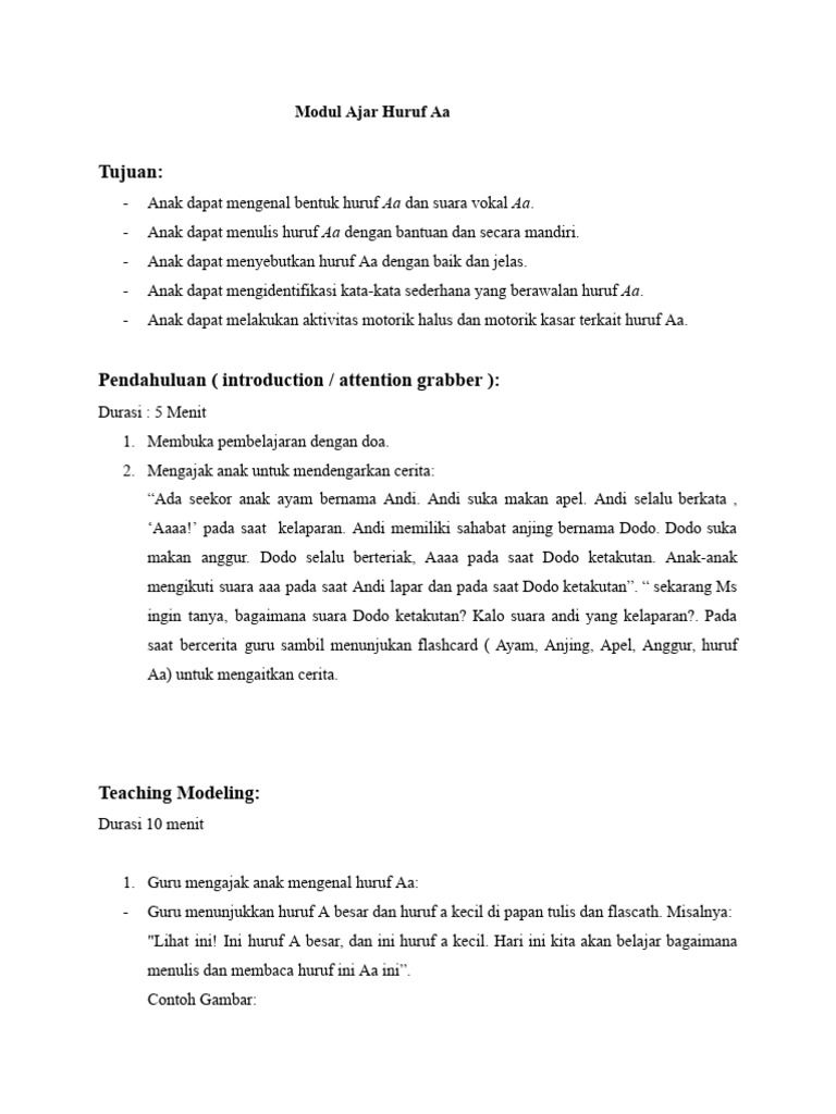 UAS Modul Ajar | PDF