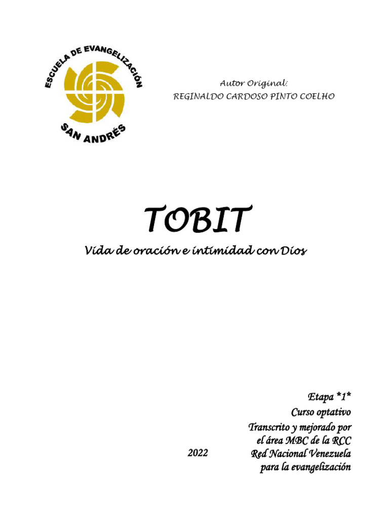 TOBIT | PDF | Oración | Intercesión