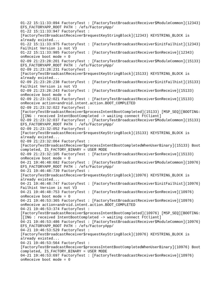 First Boot Log | PDF | System Software | Software