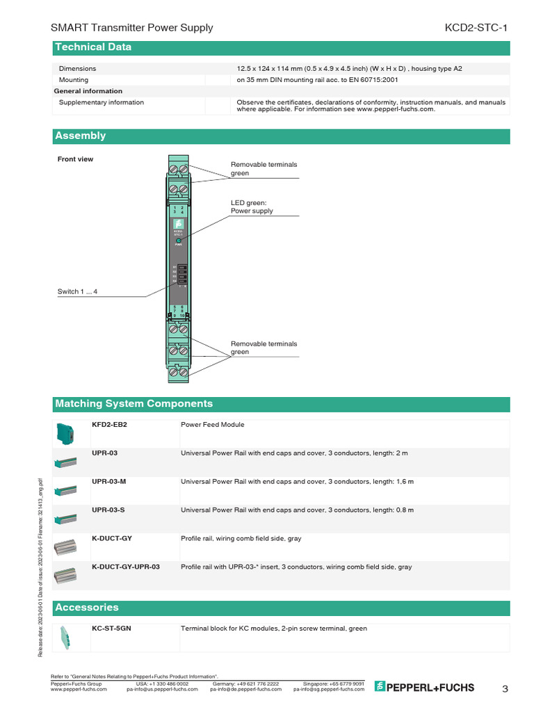 KX 4009 VP 01 Signal Transmitter Dimension | PDF | Electronics ...