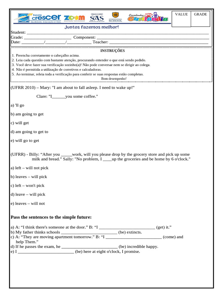 PROVA 2 ANO EM | PDF