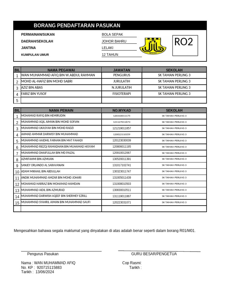 R02 Bola Sepak | PDF