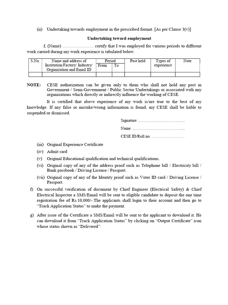 Information For Exam Form | PDF | Driver's License | Identity Document