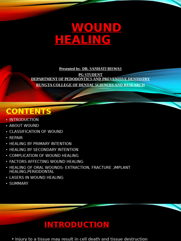 Granulation Tissue in Wound Healing | PDF | Wound Healing | Bone
