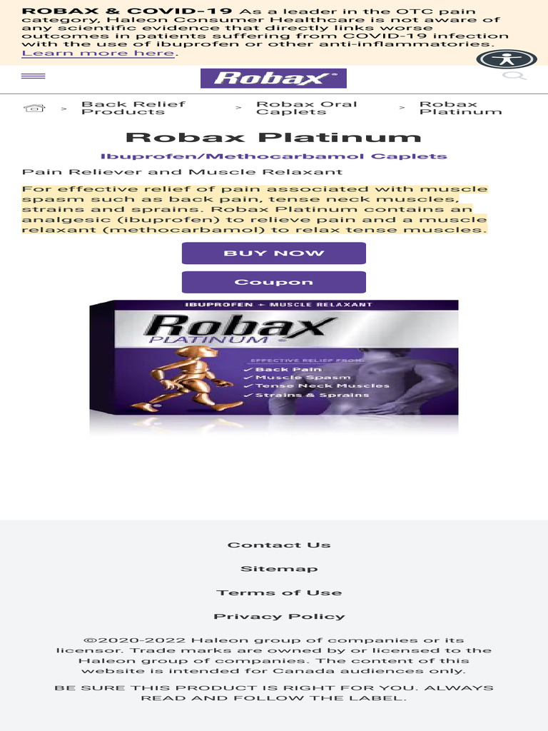 Back Pain Relief for Canadians | PDF