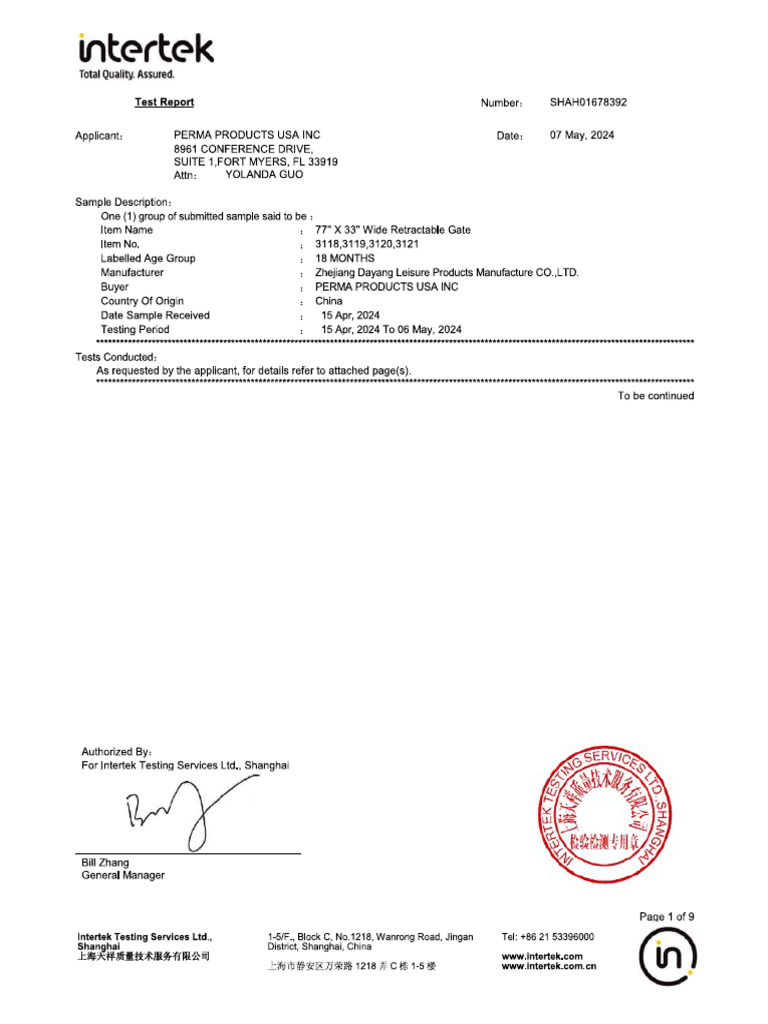 intertek-safety-report | PDF