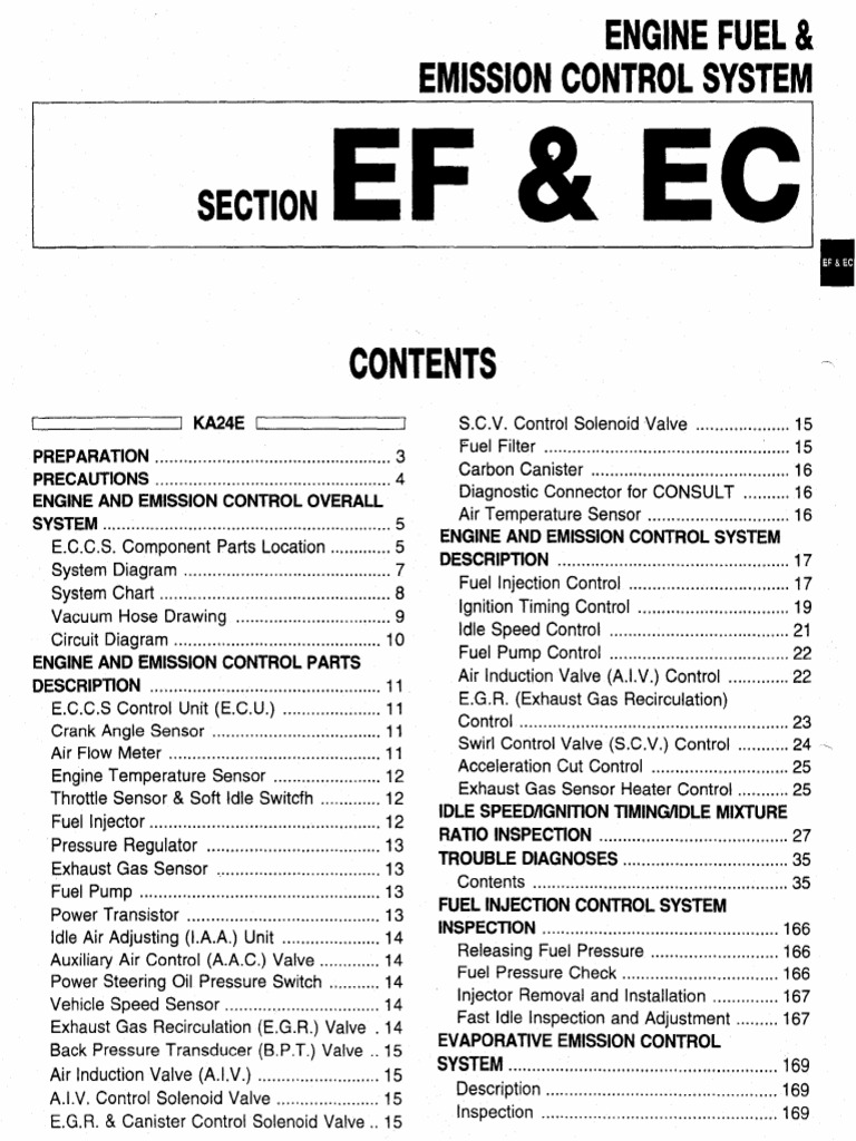 EF & EC - Engine Fuel & Emission Control | PDF