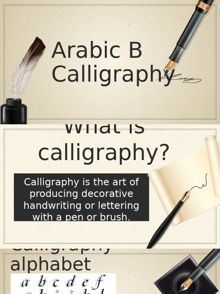 Intro to Arabic Calligraphy | PDF
