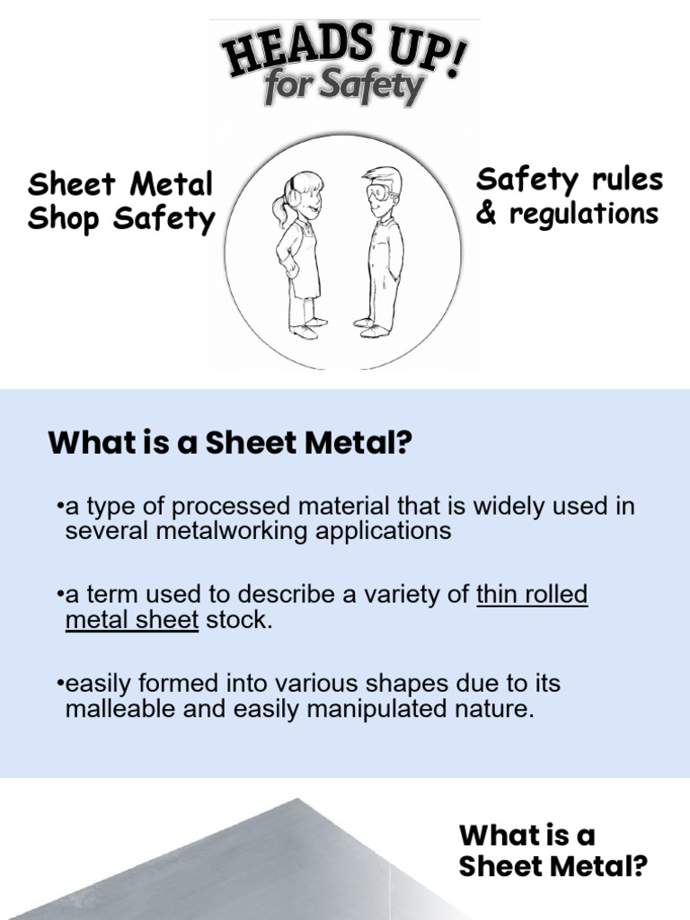 Sheet Metal Workshop Safety Guidelines | PDF | Welding | Construction