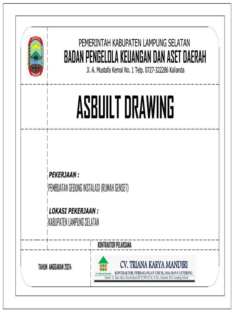 Asbuilt Gensed Model | PDF