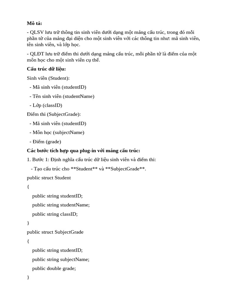 BTTH Tich Hop Plugin | PDF