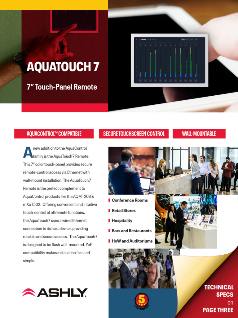 aquatouch7_datasheet_r01 | PDF | Touchscreen | Computing