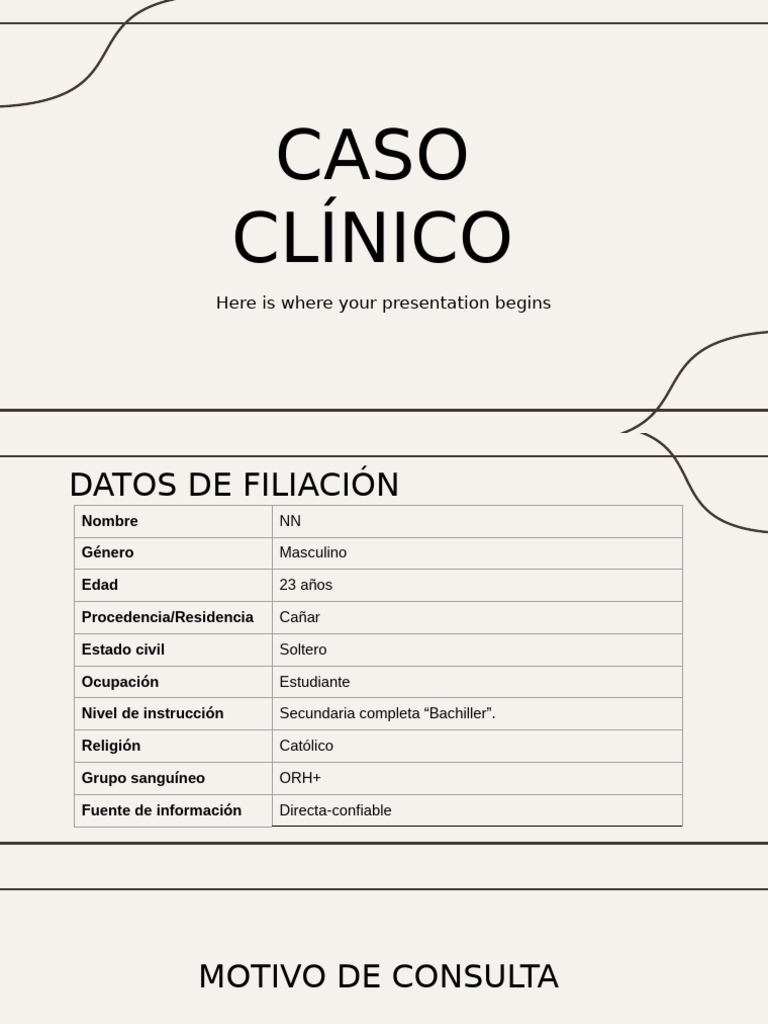 Caso Clinico HHCC | PDF | Pulmón | Tos
