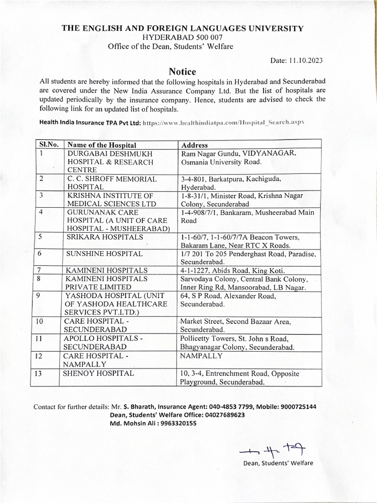 Health Insurance Notice | PDF