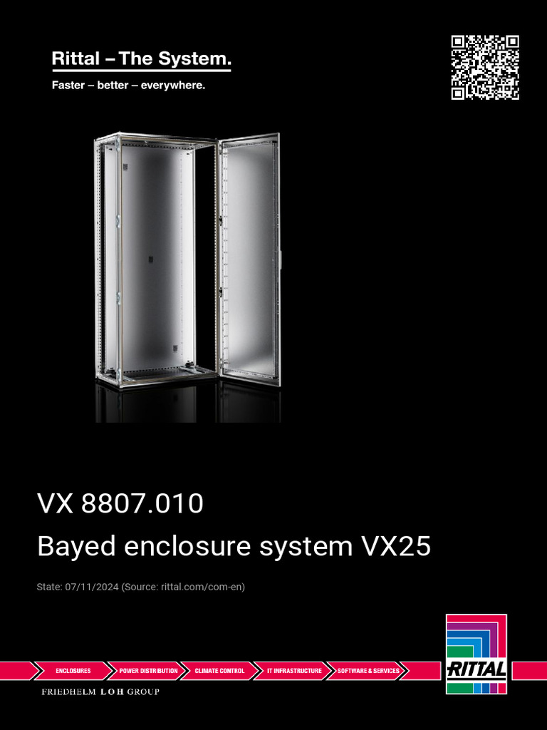 8807010-Bayed Enclosure System VX25 | PDF | Door | Sheet Metal