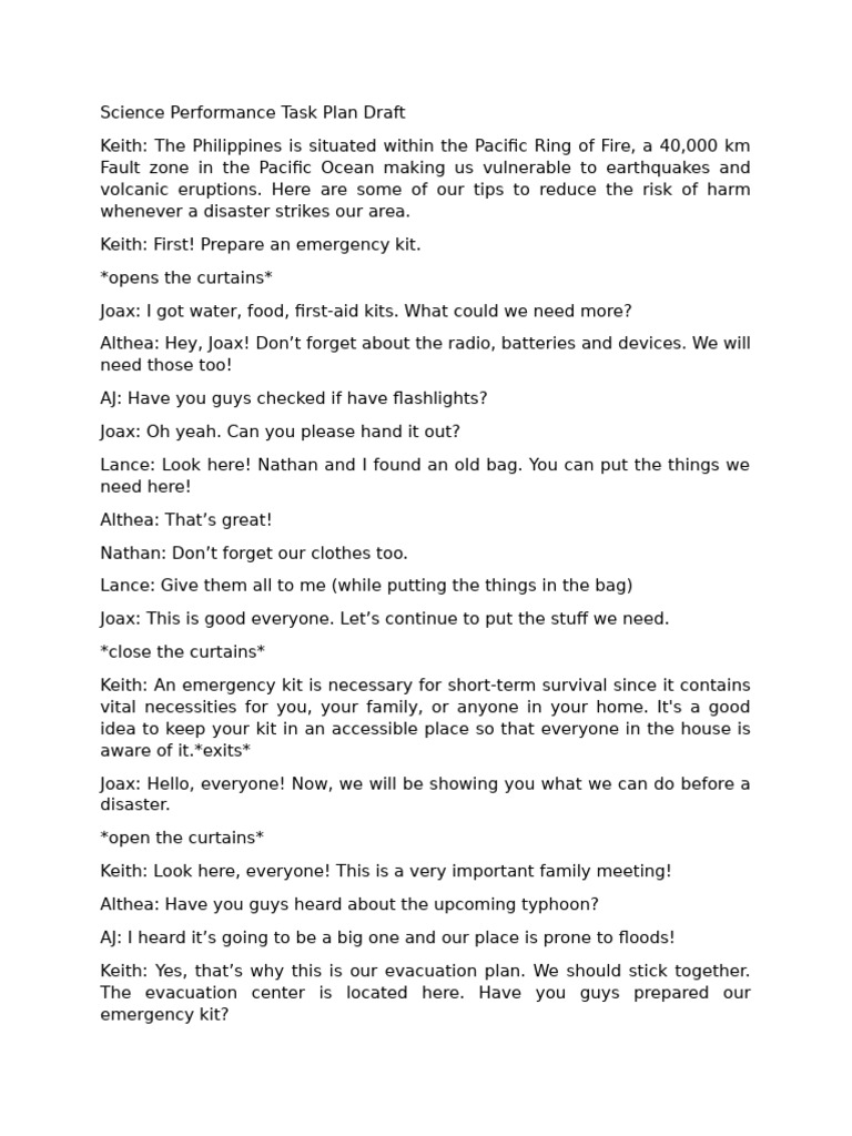 Science-Performance-Task-Plan-Draft | PDF