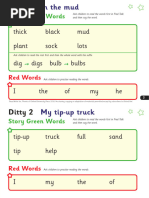 RWI Set 1 Sounds Lesson Plan | PDF | Writing | Orthography