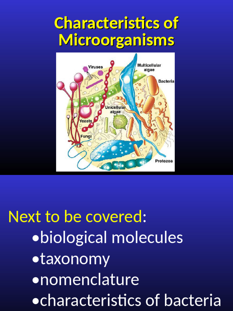 2-Characteristics Pt 1-macromolecules-taxonomy-microscopy-bacteria ...