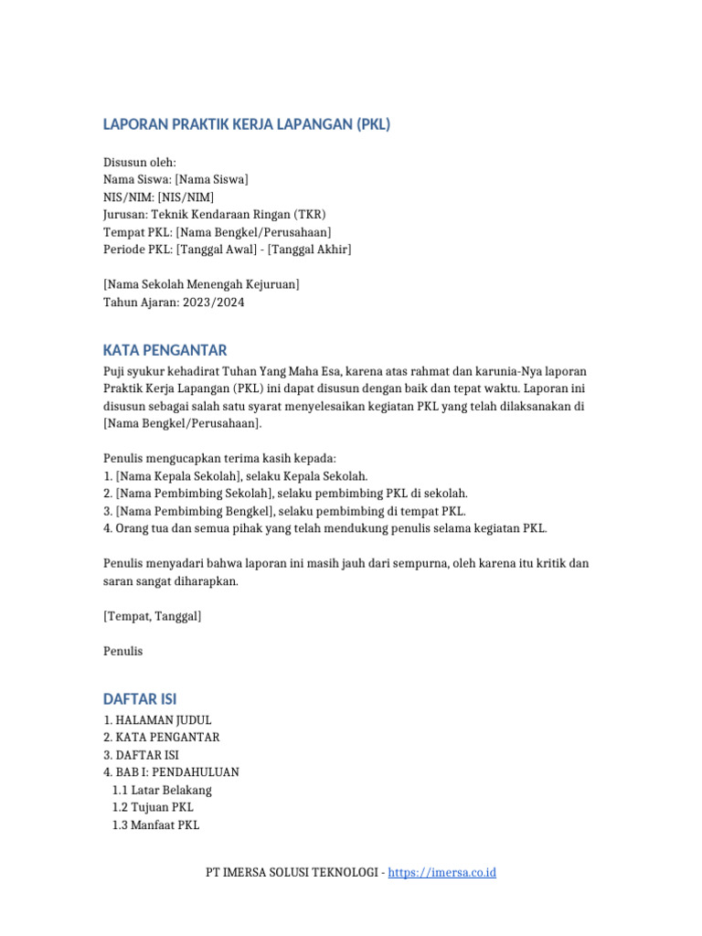 Laporan PKL Kampas Rem Lengkap | PDF