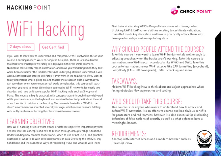 Hackingpoint Wifi Hacking Course Overview Pdf Wi Fi Computing 0231