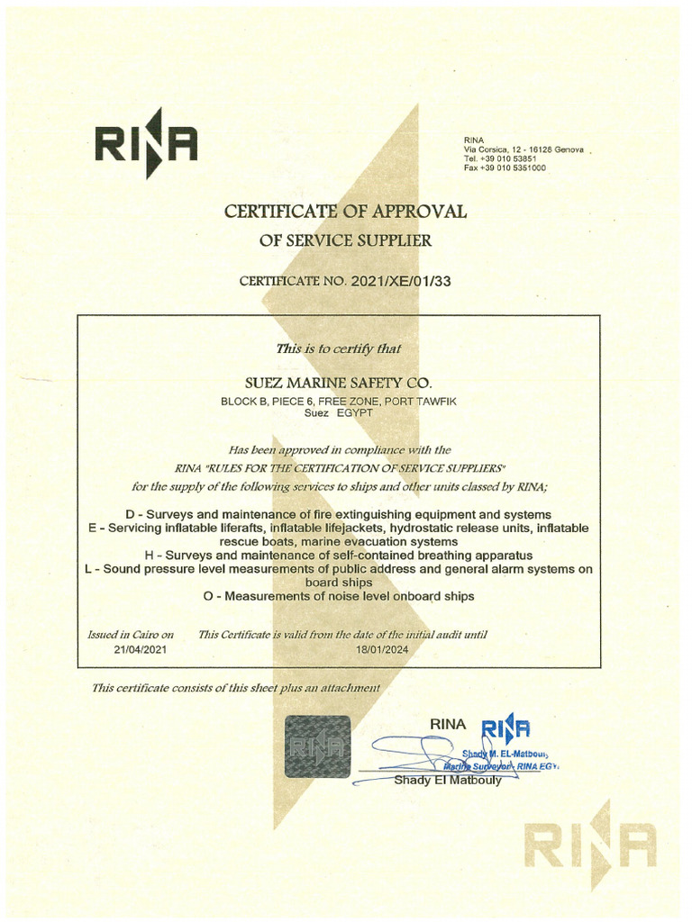 20220616115804580-Rina-Certificate-2021 | PDF