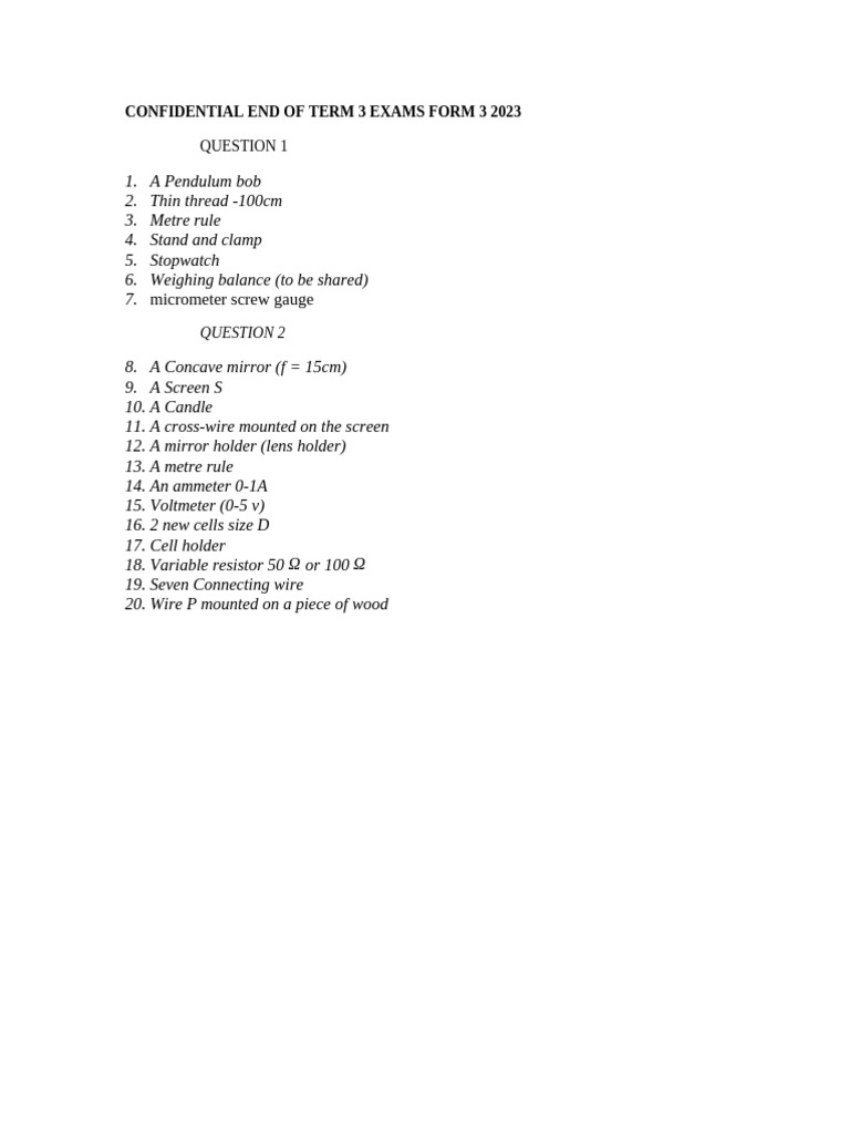 232 Physics Confidential | PDF